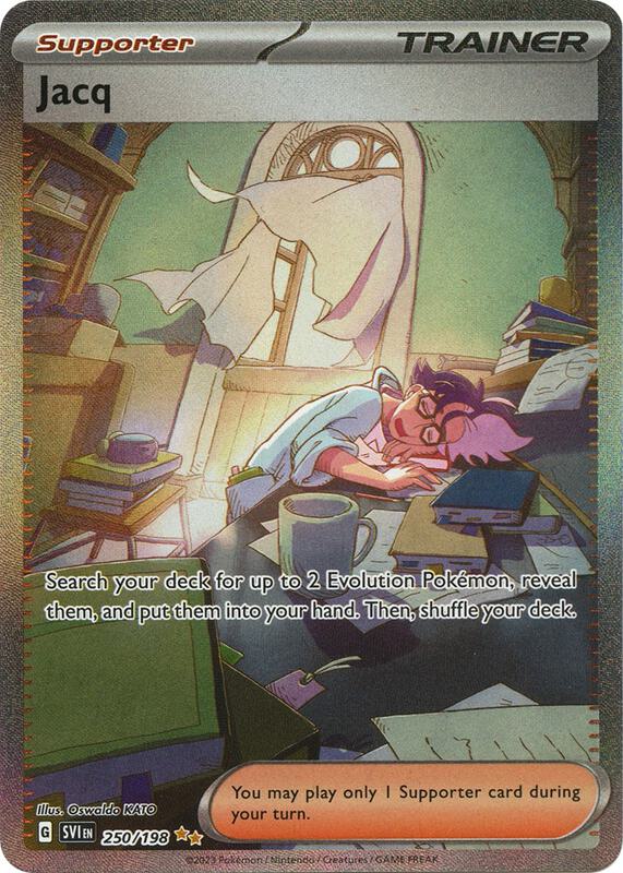 Pokemon Card - Scarlet & Violet 250/198 - JACQ (special illustration ...