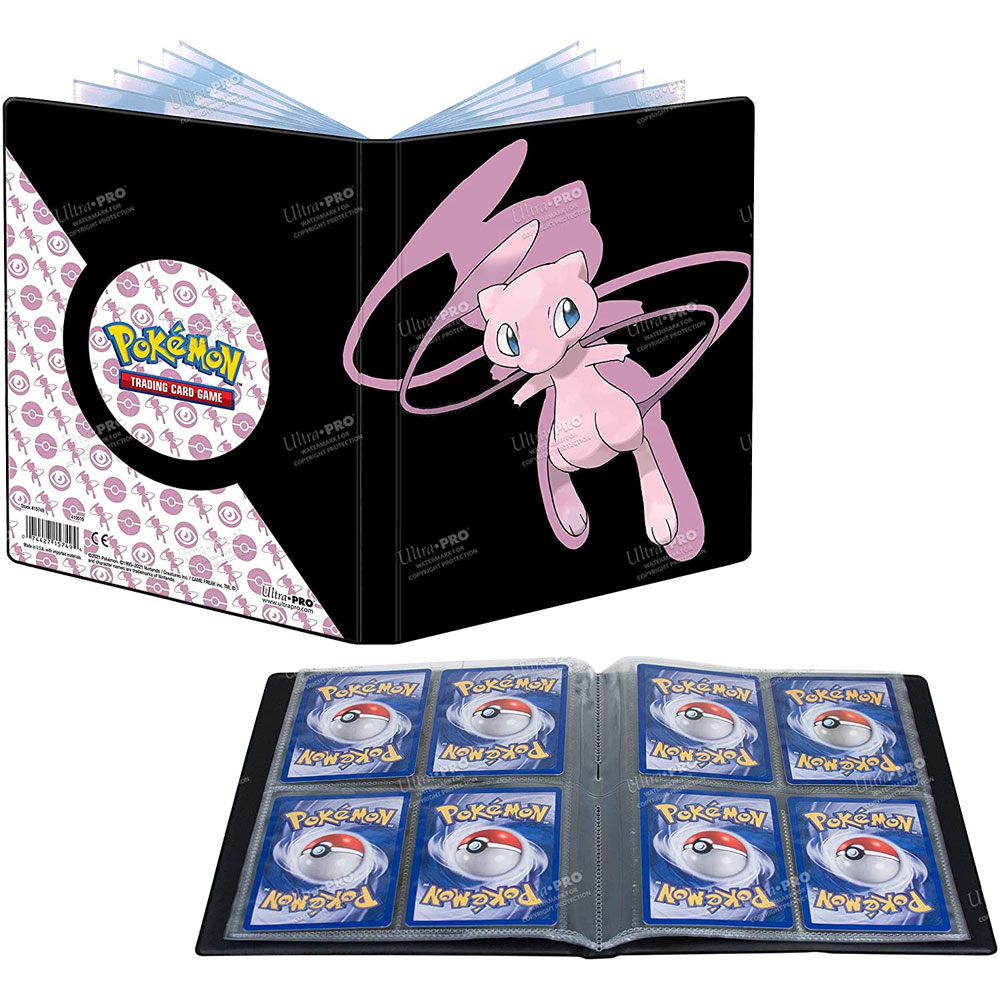 Ultra Pro Pokemon - 4 Pocket Portfolio Album - MEW (Holds 80 Cards & 4 ...
