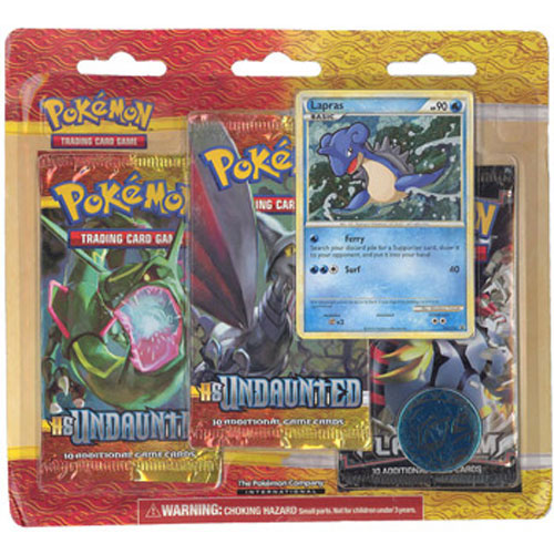 Pokemon Cards - HS: UNDAUNTED - Special Edition Blister Pack (3 packs ...