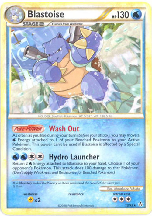 Pokemon Card - HS: Unleashed 13/95 - BLASTOISE (rare) (Mint ...