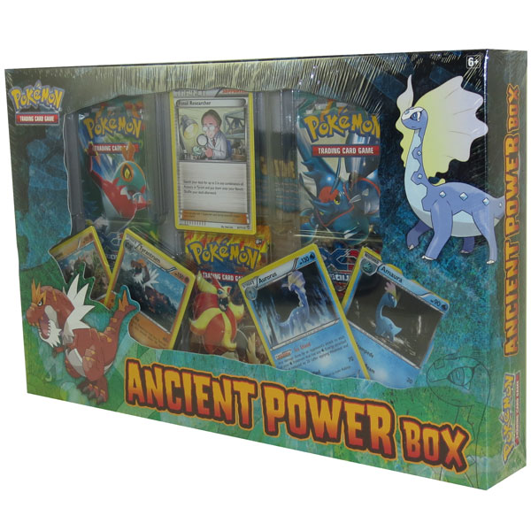 Pokemon Cards - ANCIENT POWER BOX (5 Fossil Holos & 3 Boosters) (New ...