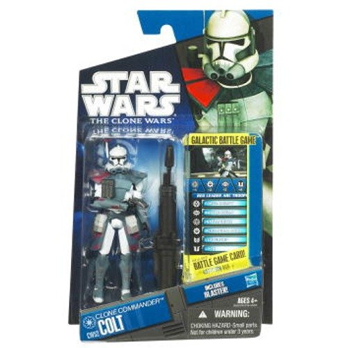 Star Wars - 2010 Clone Wars - Action Figure - Clone Commander Colt (3. ...