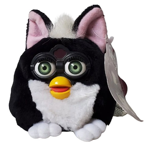 Furby Buddies Bean Bag Plush - LIGHT PLEASE [Black & White](4 inch ...