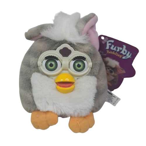 Furby Buddies Bean Bag Plush - LIKE UP [Grey Stripes](4 inch) (Mint ...