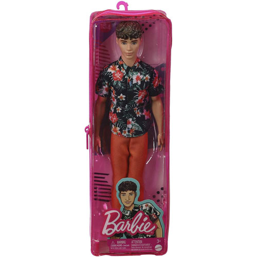 Mattel - Barbie FASHIONISTAS KEN DOLL #184 (Brunette Cropped Hair ...