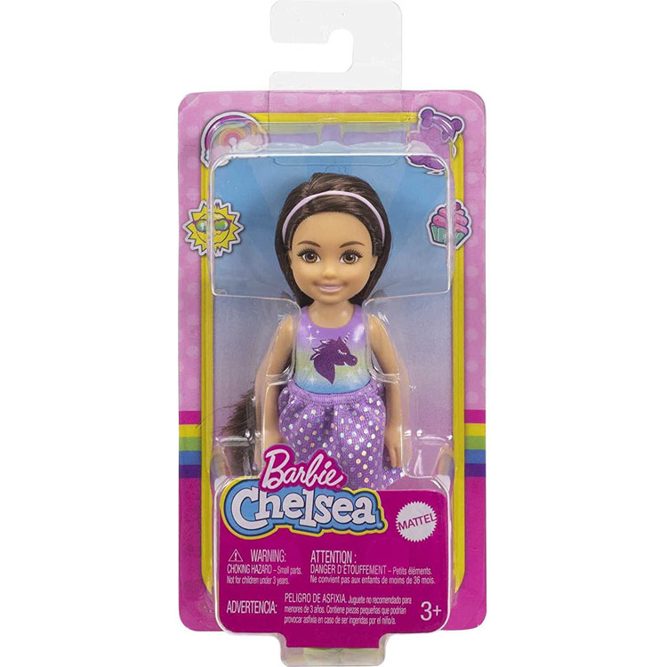 Mattel - Barbie Doll - CLUB CHELSEA (Brunette Hair - 6-inch)(Unicorn ...