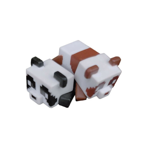 Mattel - Minecraft TNT Series 25 Mini Figure - TWO PANDAS (1 inch ...