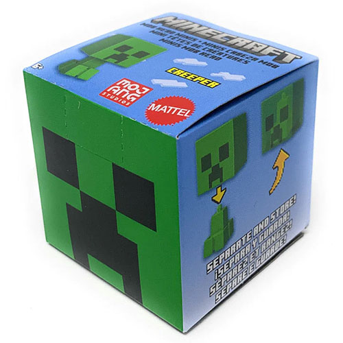 Mattel - Minecraft Mob Head Boxed Mini Figures - CREEPER (1 inch) HDV79 ...