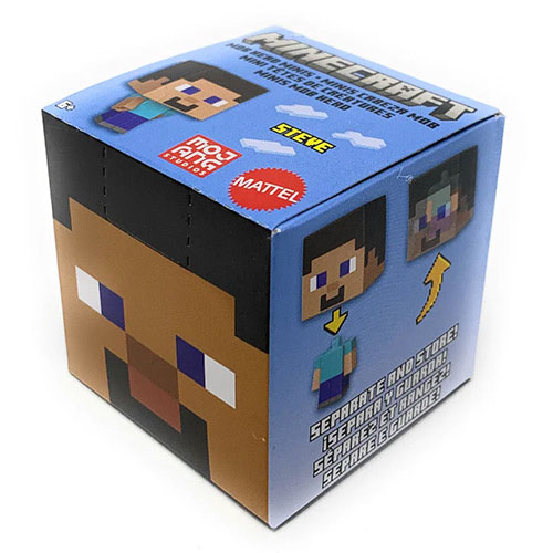 Mattel - Minecraft Mob Head Boxed Mini Figures - STEVE (1 inch) HDV66 ...