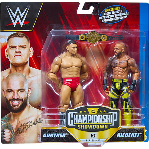 Mattel - WWE Championship Showdown Figure Set - GUNTER vs. RICOCHET ...