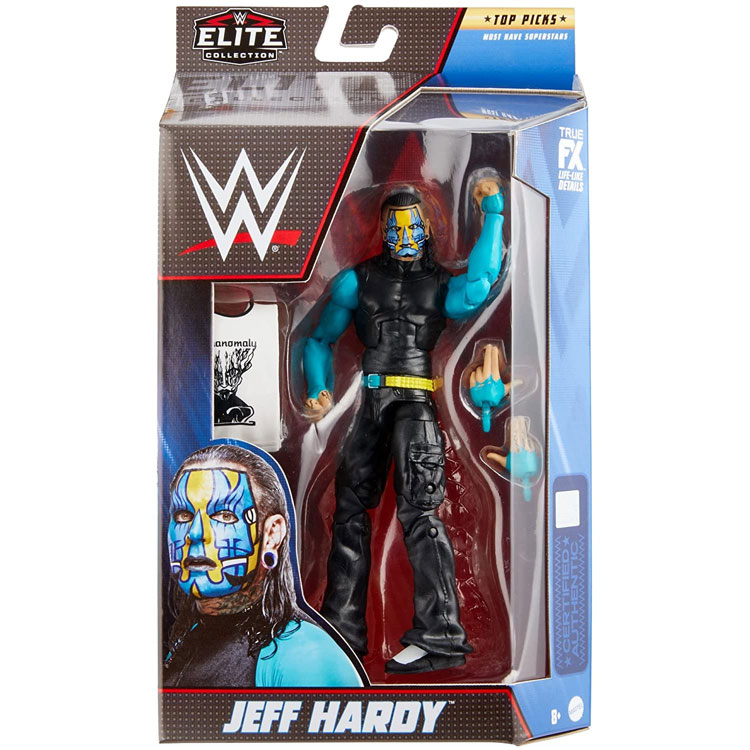 Mattel - WWE Elite Collection Top Picks Action Figure - JEFF HARDY (6 ...