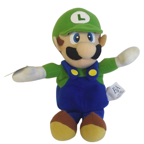 Nintendo 64 Plush Stuffed Beanbag Character - LUIGI [6 inch] (Mint ...