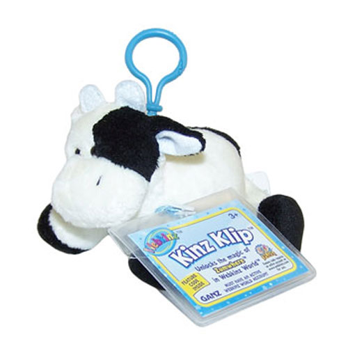 Webkinz Virtual Pet Plush - Kinz Klip - COW (Mint - Unused Code ...