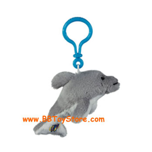 Webkinz Virtual Pet Plush - Kinz Klip - DOLPHIN (5 inch) (Mint - Unused ...
