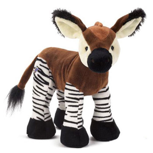 Webkinz Virtual Pet Plush - OKAPI (9.5 inch) (Mint - Unused Code ...