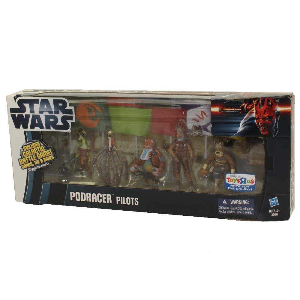 Star Wars Action Figure 5-Pack - PODRACER PILOTS (Mars Guo, Dud Bolt ...