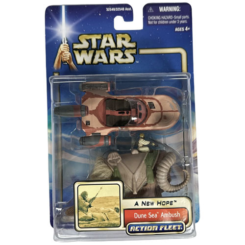 Star Wars - A New Hope Action Figure Vehicle Set - DUNE SEA AMBUSH ...