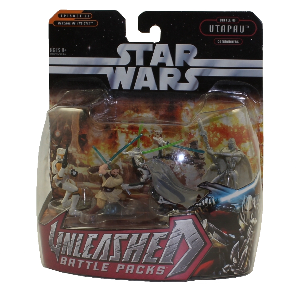 Star Wars Action Figure Set - Battle Packs Unleashed - BATTLE OF UTAPAU ...