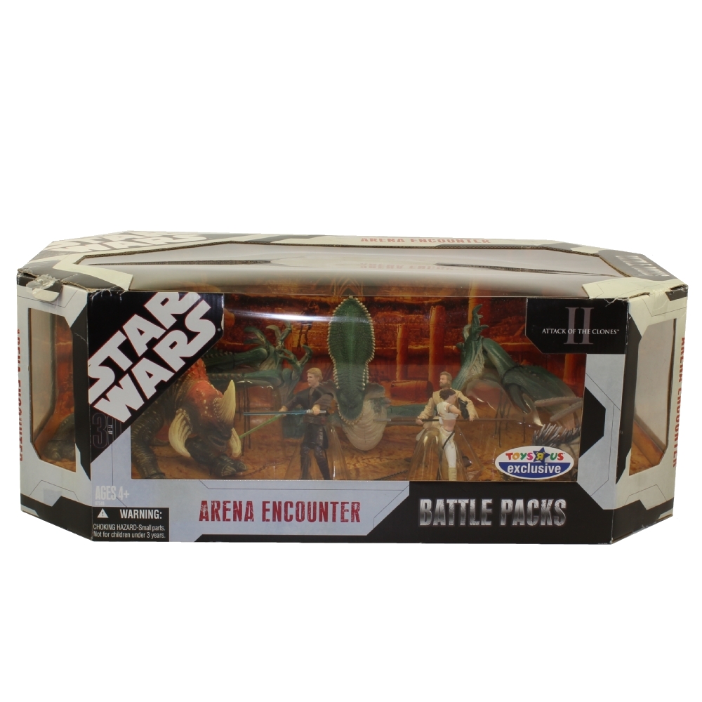 Star Wars Action Figure Set Battle Packs - ARENA ENCOUNTER (Obi-Wan ...