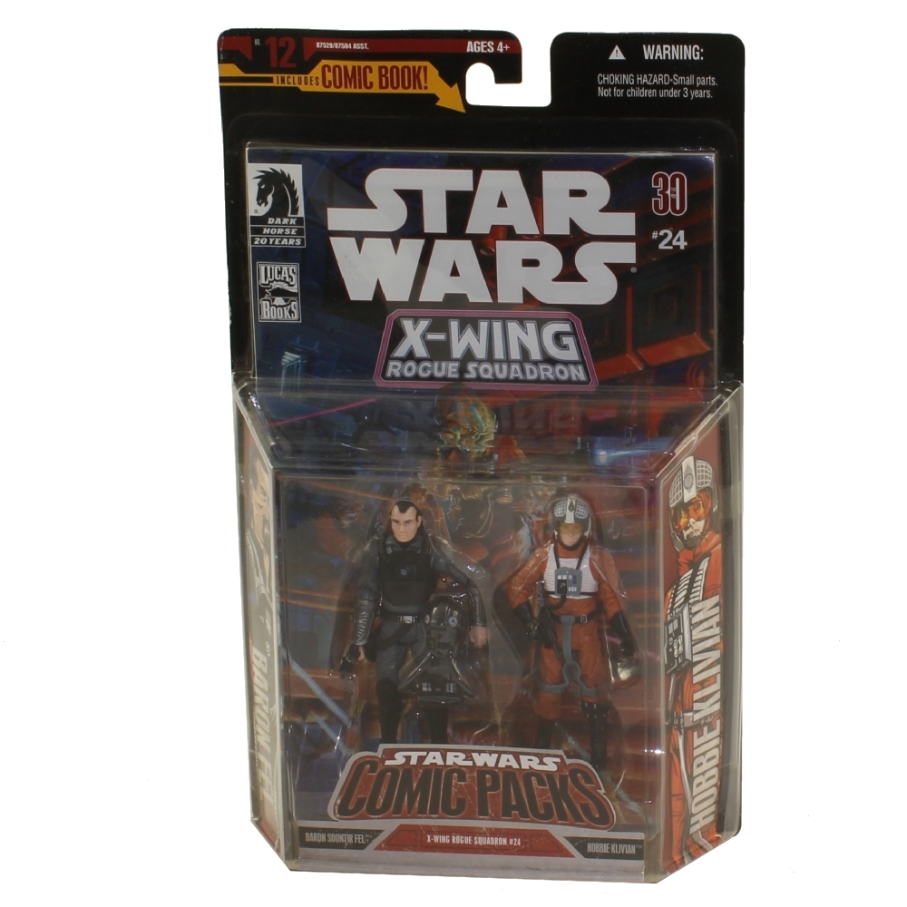 Star Wars Comic Packs - BARON SOONTIR FEL & HOBBIE KLIVIAN w/ Comic ...