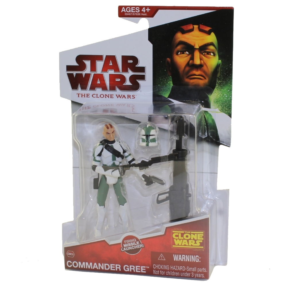 Star Wars - The Clone Wars Action Figure - COMMANDER GREE w/ Firing ...