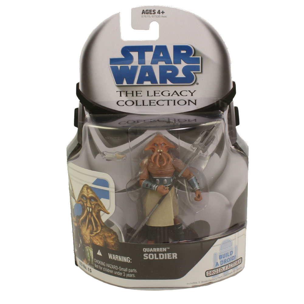 Star Wars - 2008 Legacy Action Figure - QUARREN SOLDIER (3.75 inch) BD ...