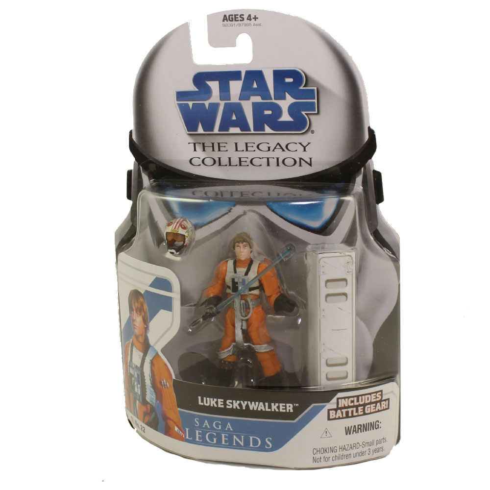 Star Wars - 2009 Legacy Action Figure - LUKE SKYWALKER (Pilot) (3.75 ...
