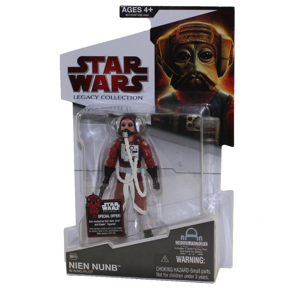 Star Wars - 2009 Legacy Collection - Action Figure - NIEN NUNB (B-Wing ...