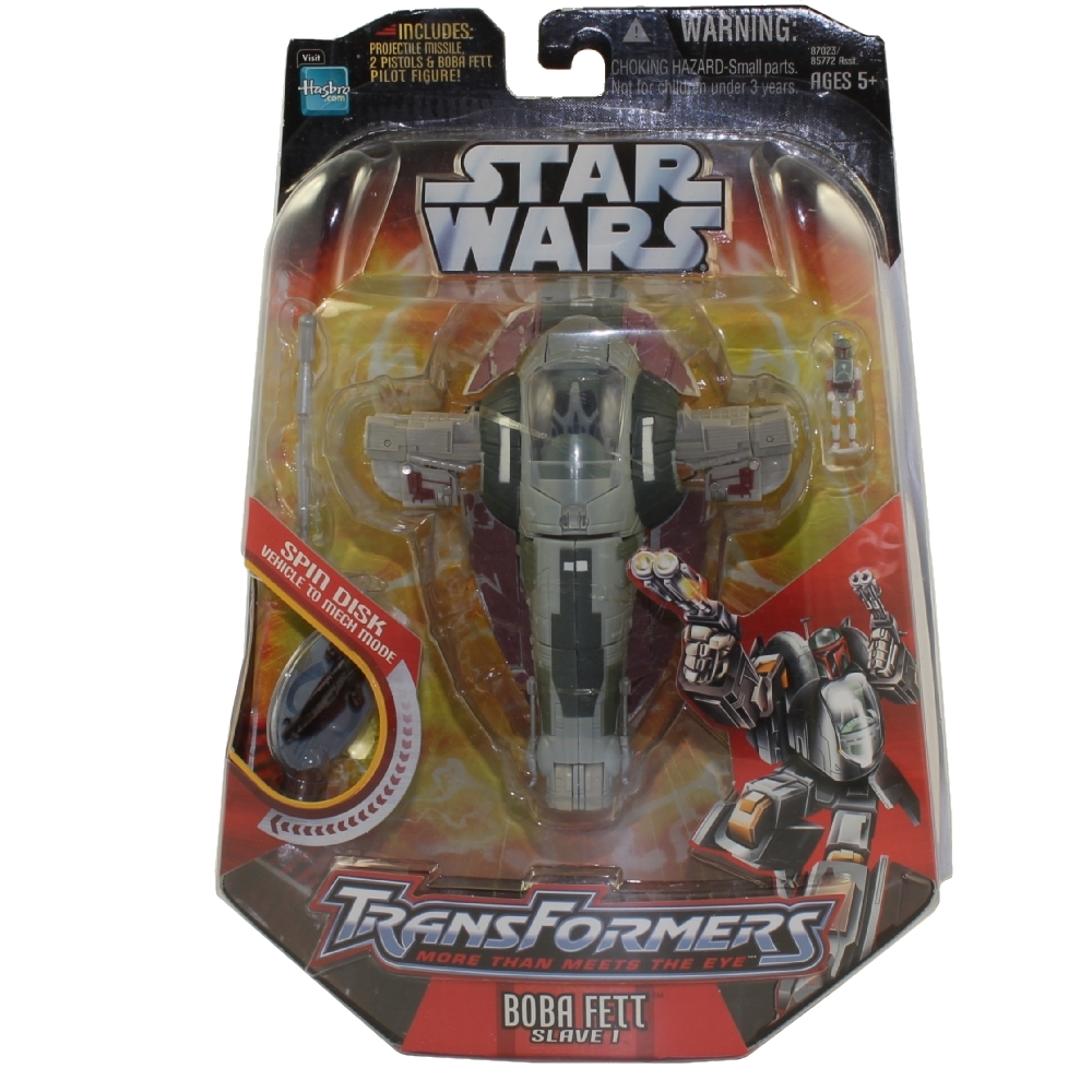 Star Wars - Transformers Action Figure Set - BOBA FETT SLAVE 1 (New ...