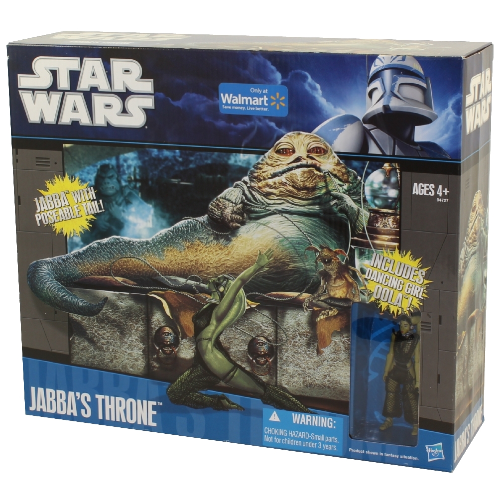 Star Wars - Action Figure Set - JABBA'S THRONE (Jabba, Salacious Crumb ...