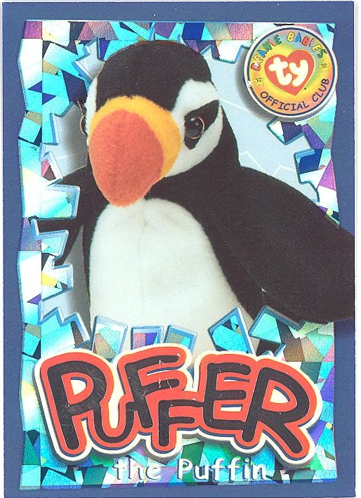 TY Beanie Babies BBOC Card - Series 4 Wild (SILVER) - PUFFER the Puffin (Mint): Sell2BBNovelties ...
