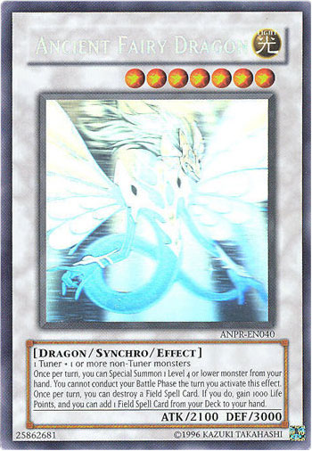 Yu-Gi-Oh Card - ANPR-EN040 - ANCIENT FAIRY DRAGON (Ghost rare holo ...