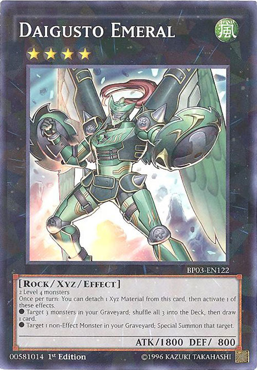 Yu-Gi-Oh Card - BP03-EN122 - DAIGUSTO EMERAL (shatterfoil) (Mint ...
