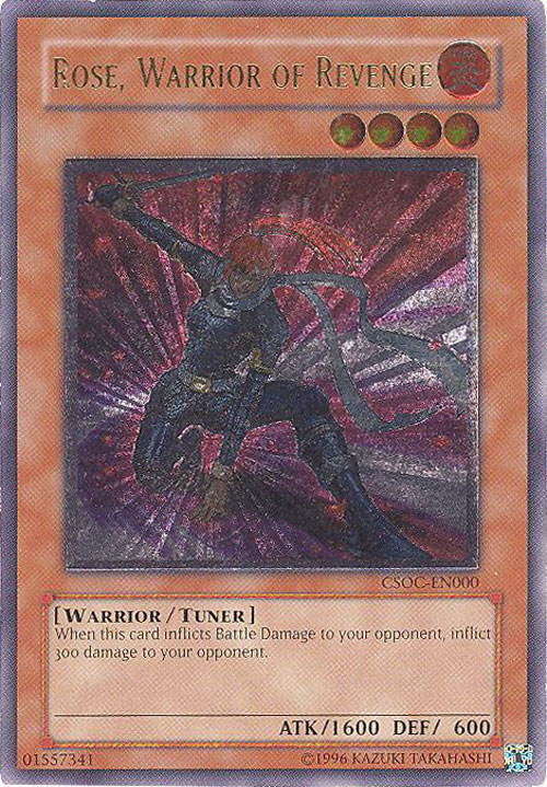 Yu-Gi-Oh Card - CSOC-EN000 - ROSE, WARRIOR OF REVENGE (ultimate rare ...