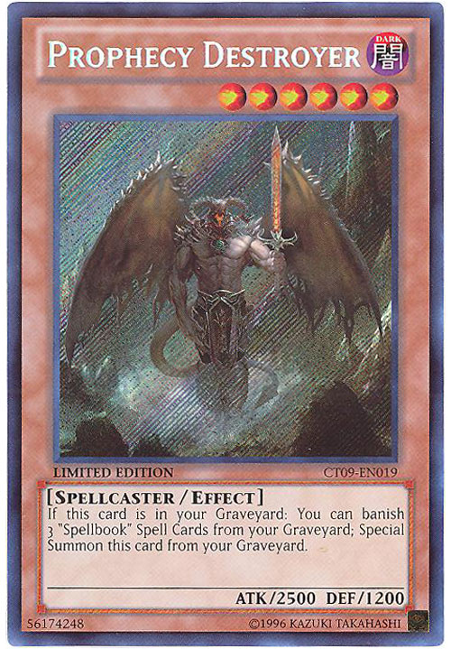 Yu-Gi-Oh Card - CT09-EN019 - PROPHECY DESTROYER (secret rare holo ...