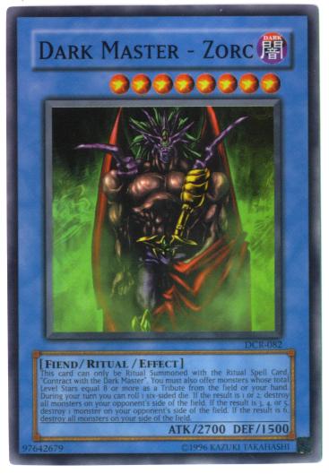 Yu-Gi-Oh Card - DCR-082 - DARK MASTER - ZORC (super rare holo) (Mint ...