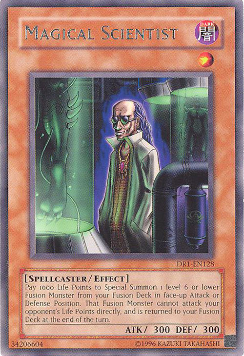 Yu-Gi-Oh Card - DR1-EN128 - MAGICAL SCIENTIST (rare) (Mint ...