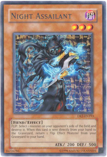 Yu-Gi-Oh Card - DR2-EN193 - NIGHT ASSAILANT (rare) (Mint ...