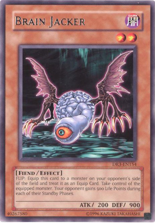 Yu-Gi-Oh Card - DR3-EN154 - BRAIN JACKER (rare) (Mint ...