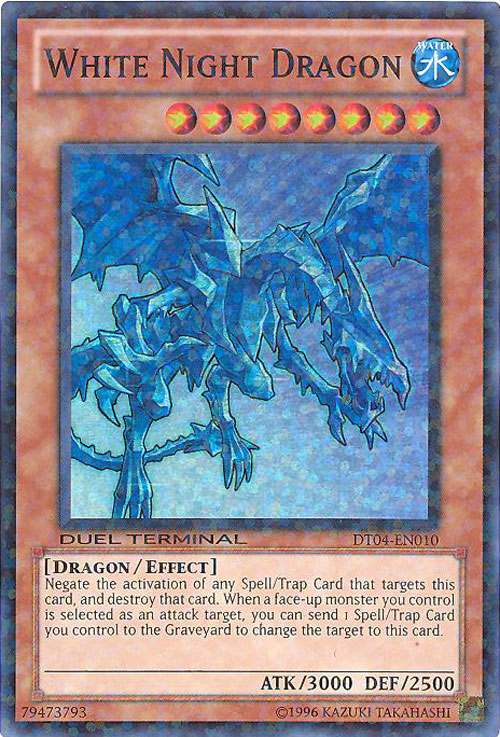 Yu-Gi-Oh Card - DT04-EN010 - WHITE NIGHT DRAGON (duel terminal super ...
