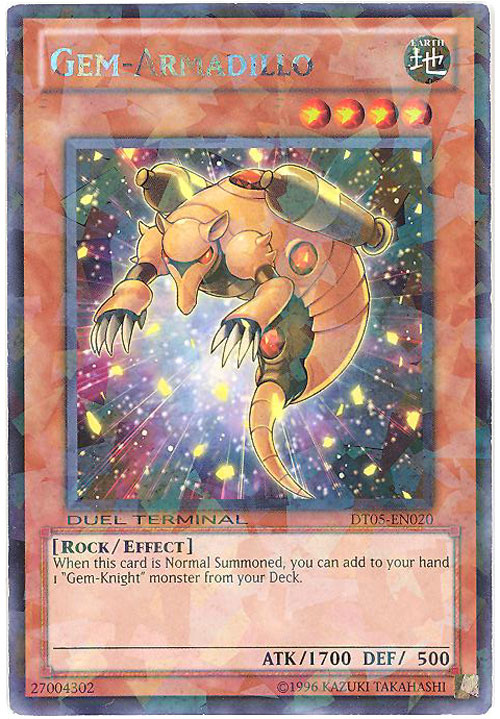 Yu-Gi-Oh Card - DT05-EN020 - GEM-ARMADILLO (duel terminal rare parallel rare) (Mint ...