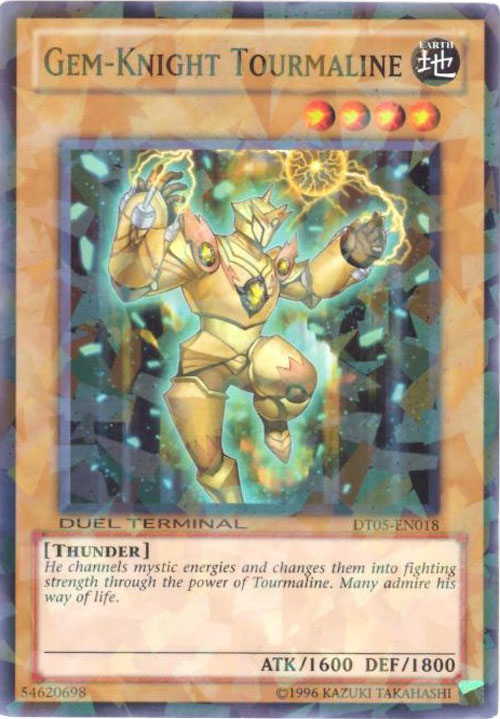 Yu-Gi-Oh Card - DT05-EN018 - GEM-KNIGHT TOURMALINE (parallel common) (Mint): Sell2BBNovelties ...