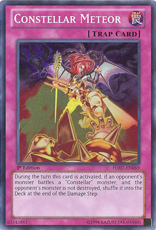 Yu-Gi-Oh Card - HA07-EN069 - CONSTELLAR METEOR (super rare holo) (Mint ...