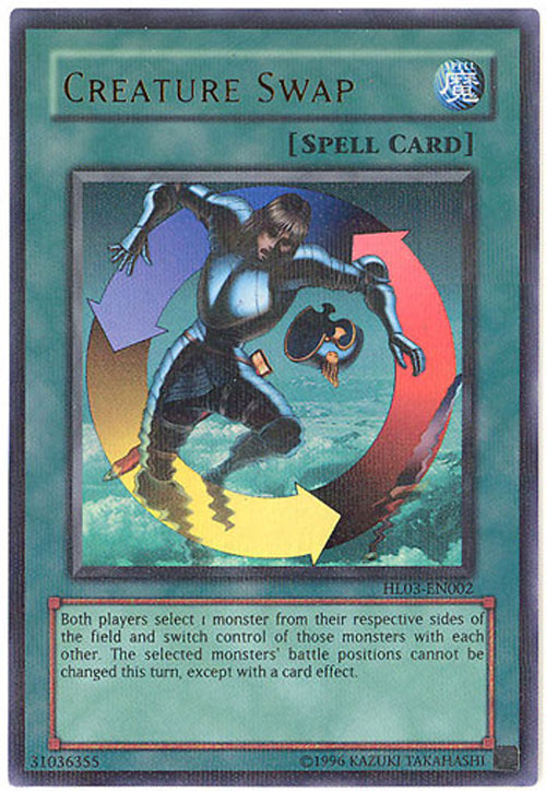 Yu-Gi-Oh Card - HL03-EN002 - CREATURE SWAP (parallel rare) (Mint ...
