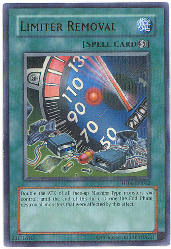 Yu-Gi-Oh Card - HL06-EN002 - LIMITER REMOVAL (parallel rare) (Mint ...