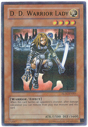 Yu-Gi-Oh Card - HL06-EN003 - D.D. WARRIOR LADY (ultra rare holo) (Mint ...