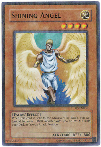 Yu-Gi-Oh Card - HL06-EN006 - SHINING ANGEL (parallel rare) (Mint ...