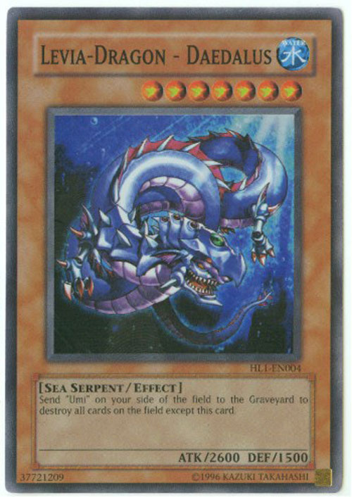Yu-Gi-Oh Card - HL1-EN004 - LEVIA DRAGON - DAEDALUS (parallel rare holo ...