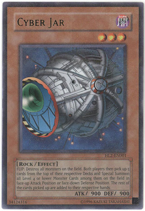 Yu-Gi-Oh Card - HL2-EN001 - CYBER JAR (ultra rare holo) (Mint ...