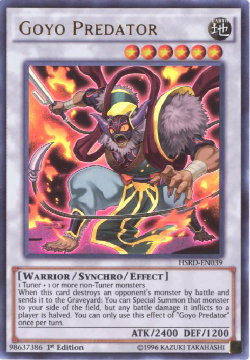 Yu-Gi-Oh Card - HSRD-EN039 - GOYO PREDATOR (ultra rare holo) (Mint ...